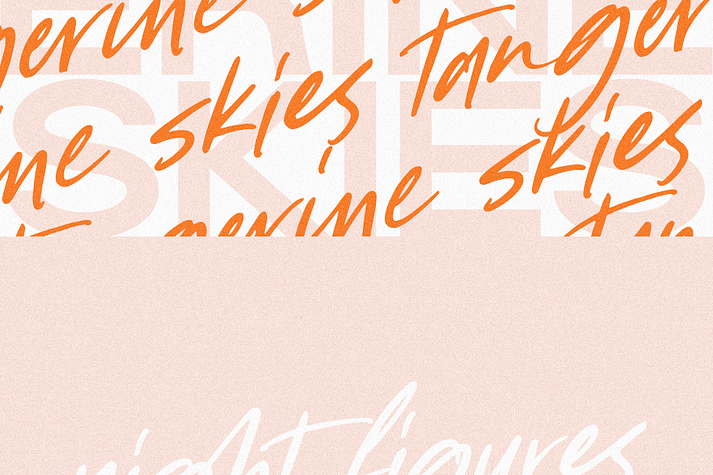 Tangerine Skies Font