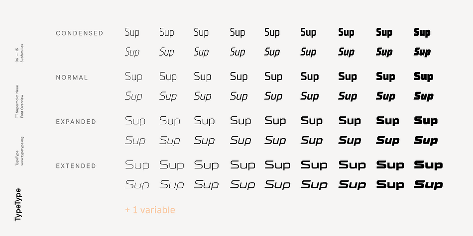 TT Supermolot Neue Font