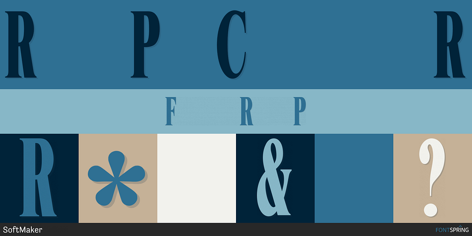 Roman Pro Compressed Regular Font