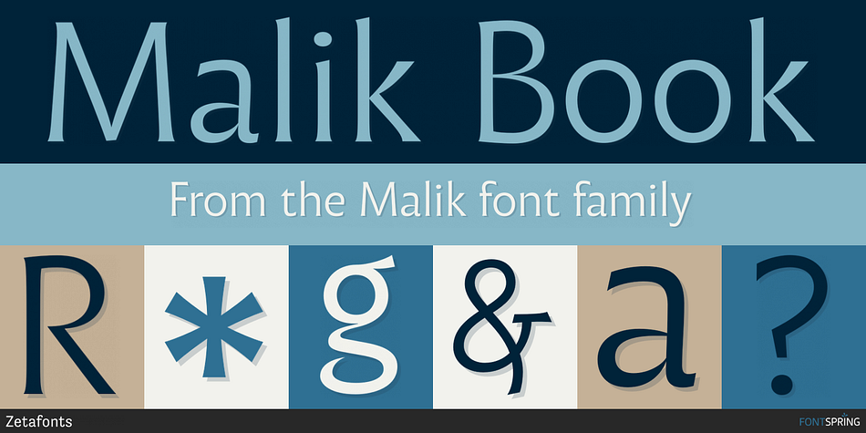 Malik Book Font