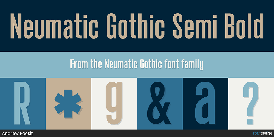 Neumatic Gothic Semi Bold Font