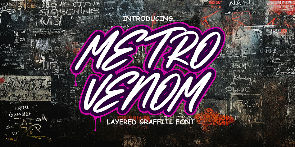 Metro Venom Font