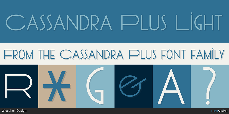 Cassandra Plus Light Font