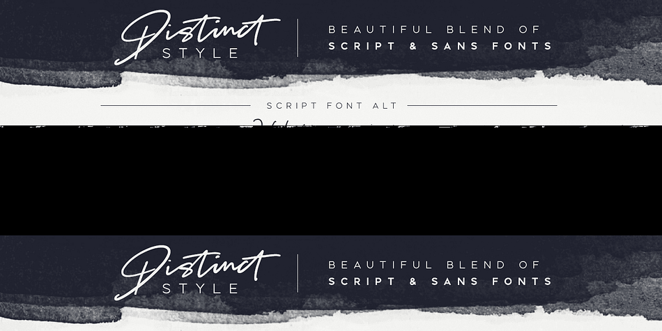 Distinct Style Font