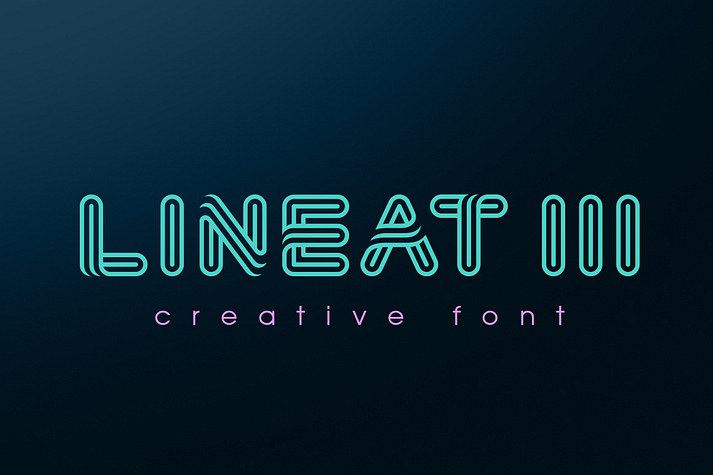 Lineat III Lineat III Font