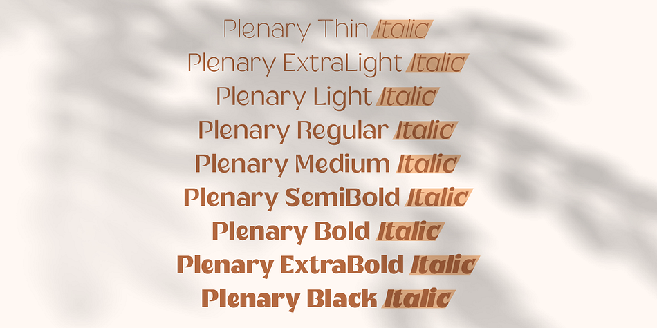 Plenary Font
