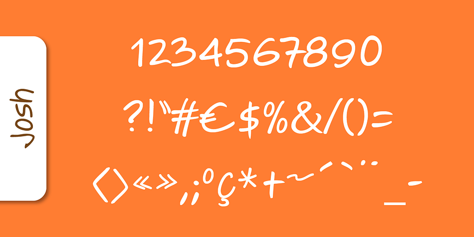 Josh Handwriting Font