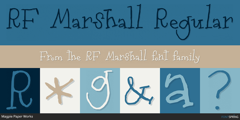 RF Marshall Regular Font
