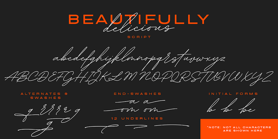 Beautifully Delicious Font