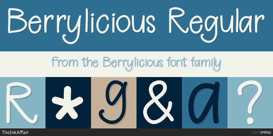 Berrylicious Regular Font