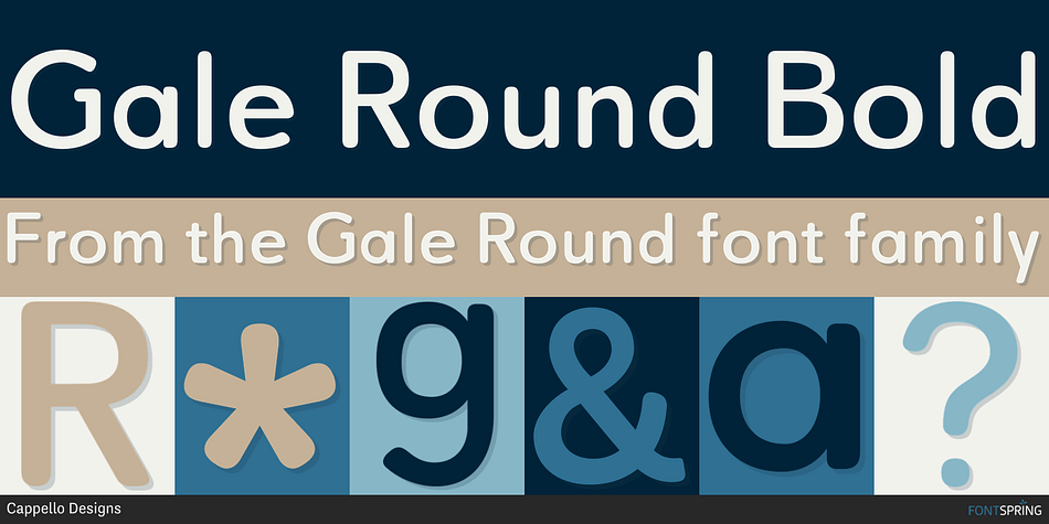 Gale Round Bold Font