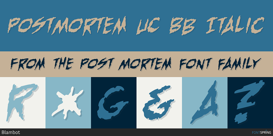 Post Mortem Font