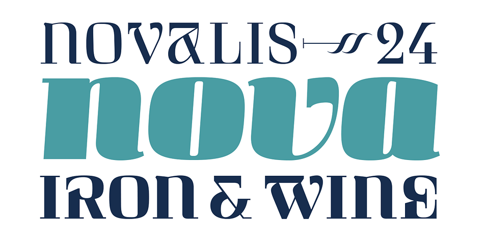 Curve Display Font