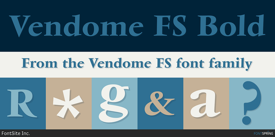 Vendome FS Font