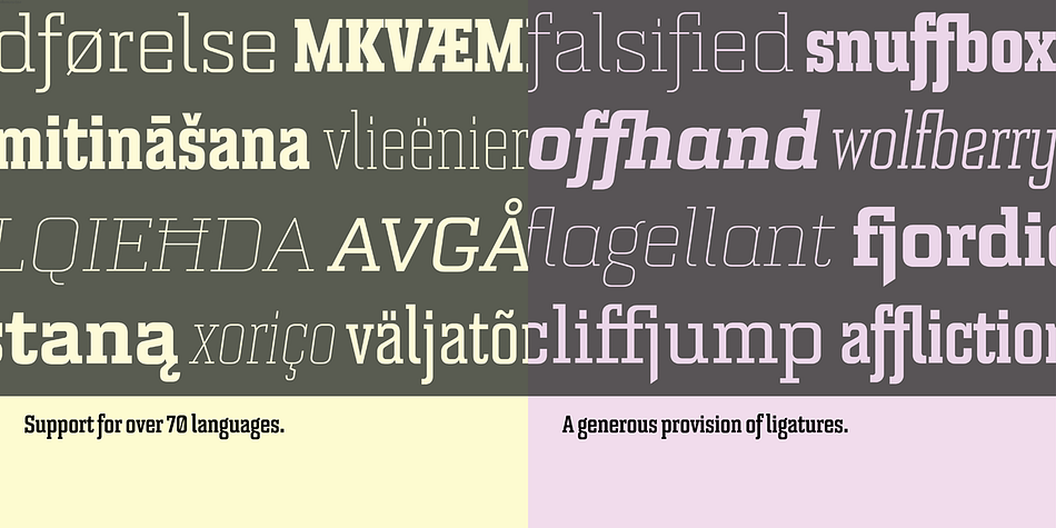 Bourgeois Slab Font