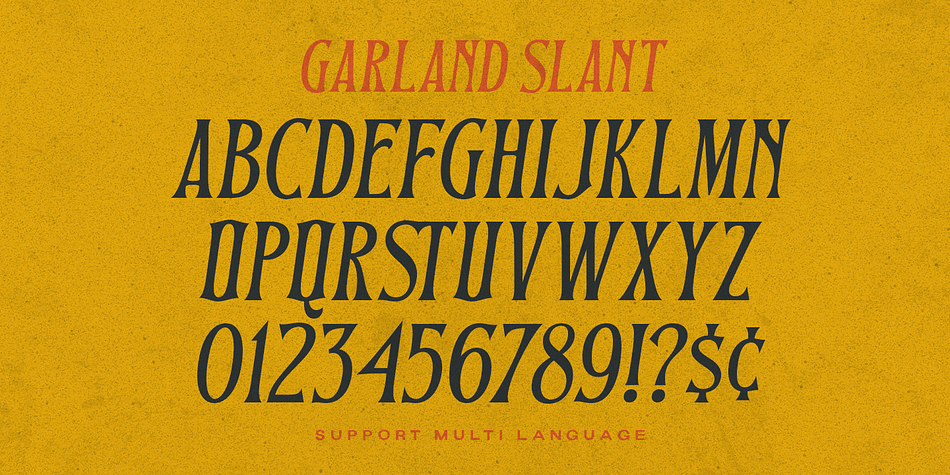 Garland Font