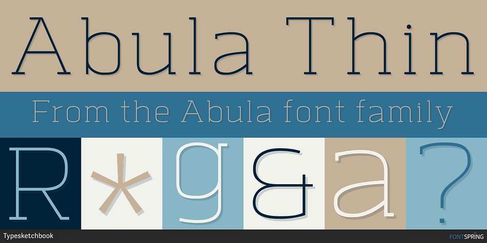Abula Thin Font