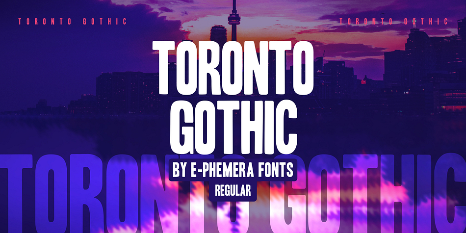 Toronto Gothic Font