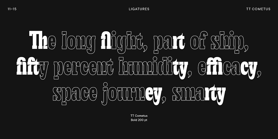 TT Cometus Font