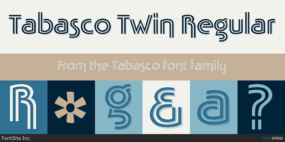 Tabasco Font Family by FontSite Inc. - Fontspring