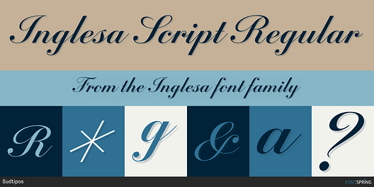 Fonts similar to Inglesa