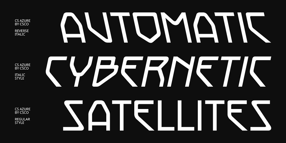 CS Azure Font