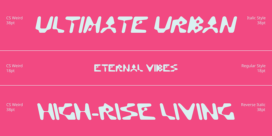 CS Weird Font