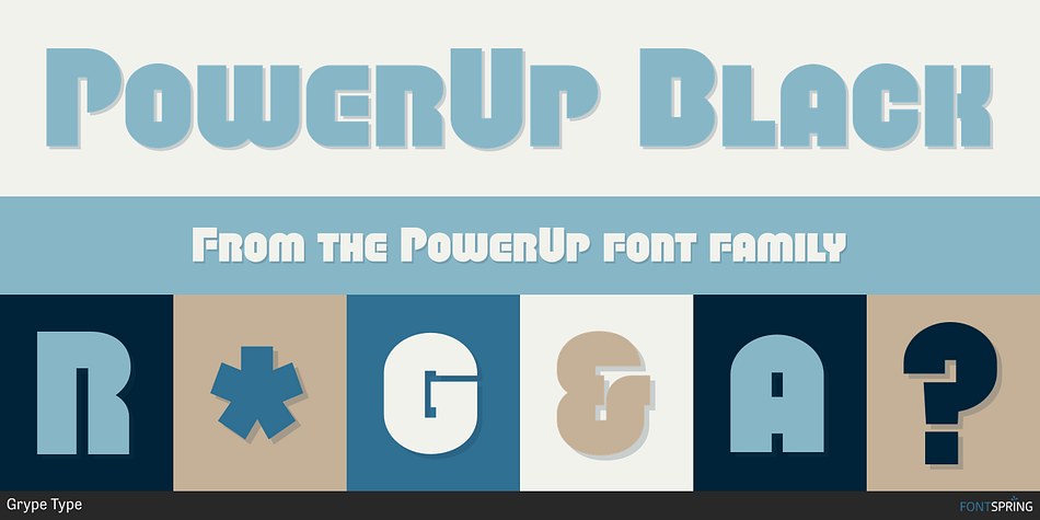 PowerUp Black Font