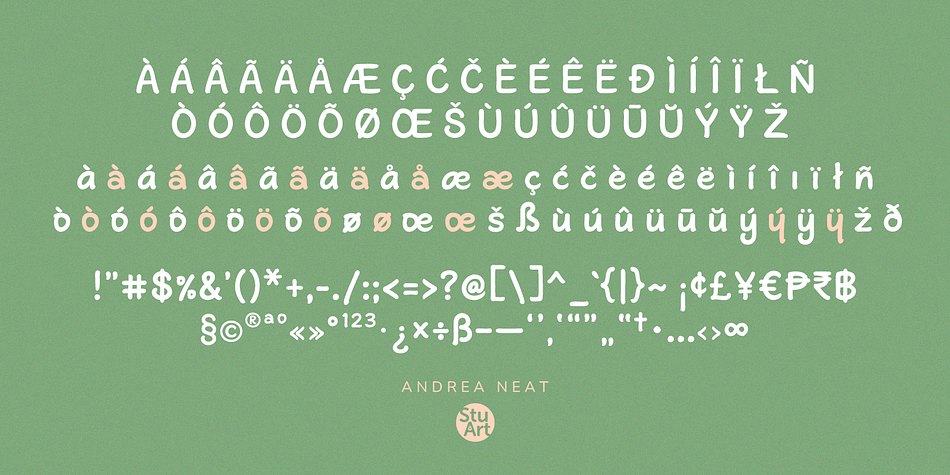 Andrea Neat Font