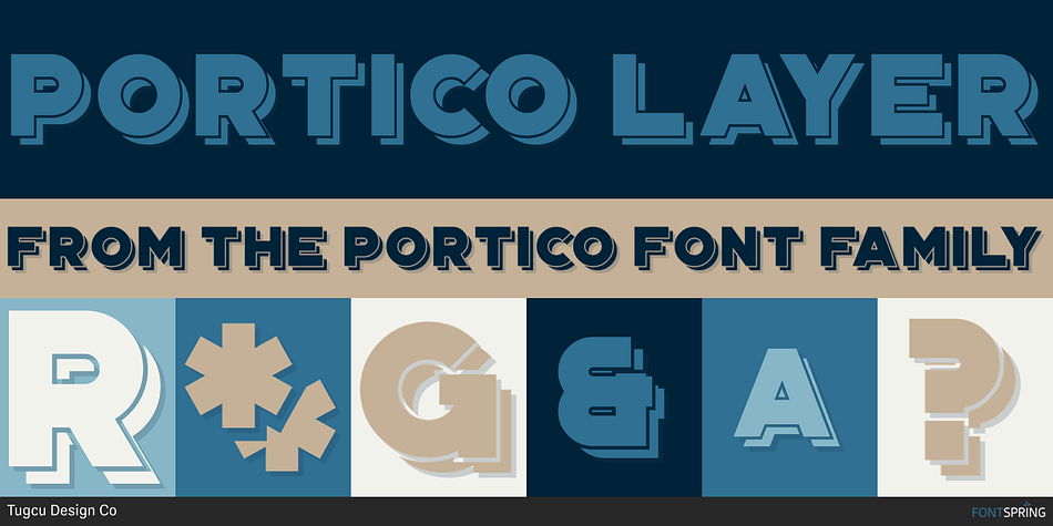 Portico Layer Font