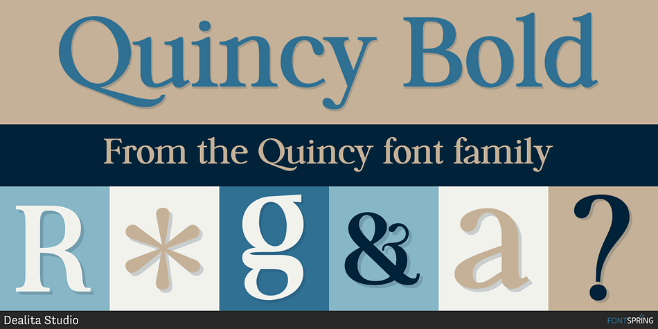 Quincy Bold Font