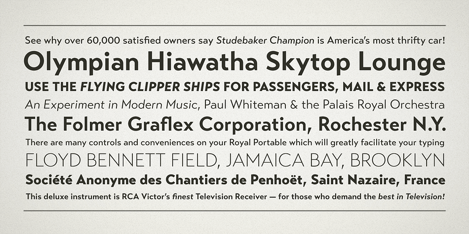 Transat Text Font