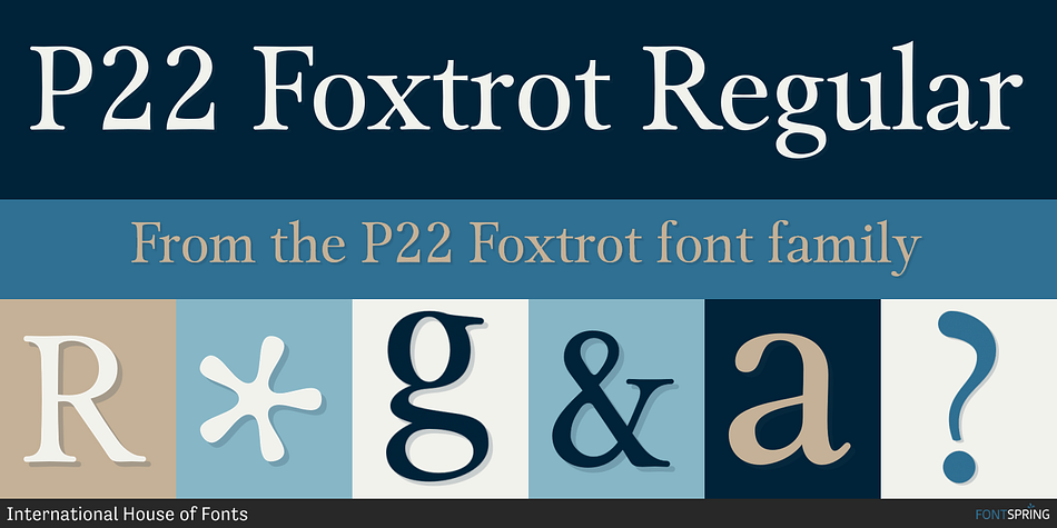 P22 Foxtrot Regular Font