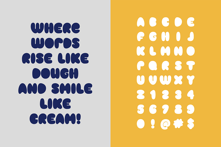 Bread Milk Font