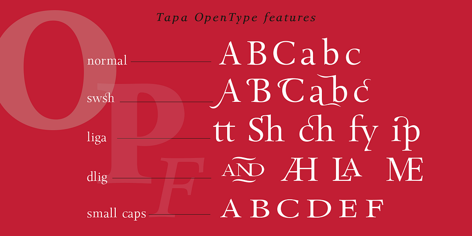 Tapa Font