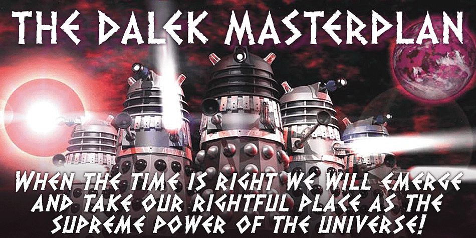 Dalek Font