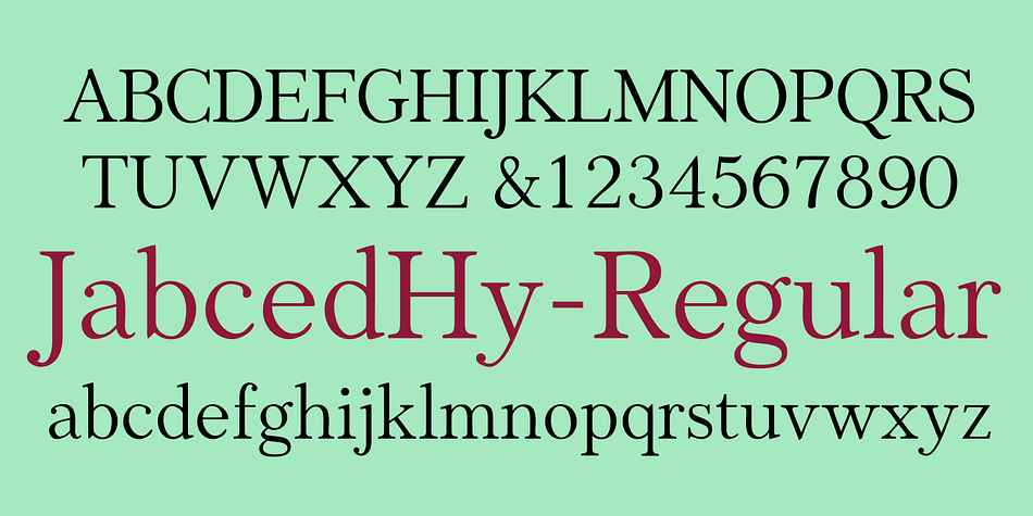 JabcedHy Font