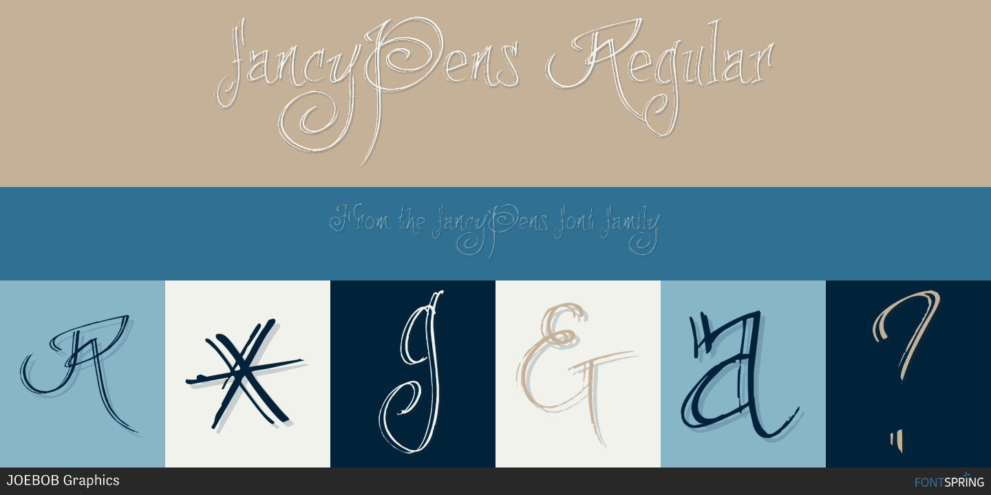 fancyPens Font