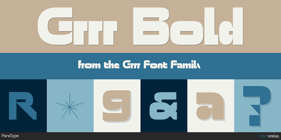 Grrr Bold Font