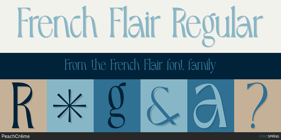 French Flair Regular Font