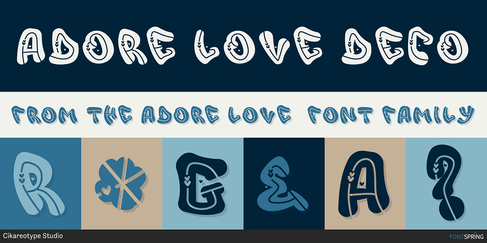Adore Love Deco Font