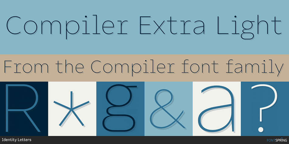 Compiler Extra Light Font