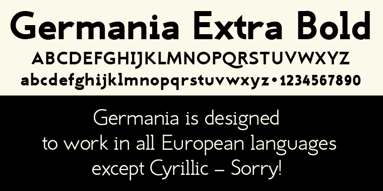 Germania Font
