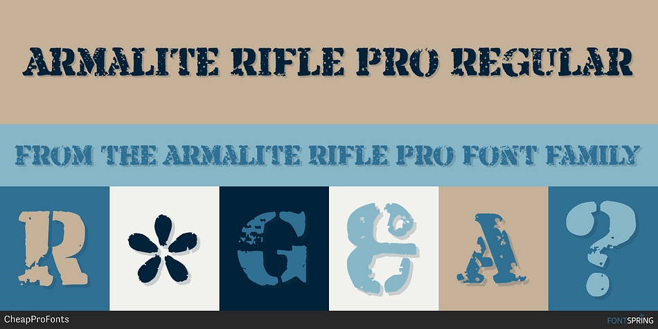 Armalite Rifle Pro Regular Font