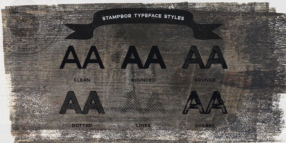 Stampbor Font