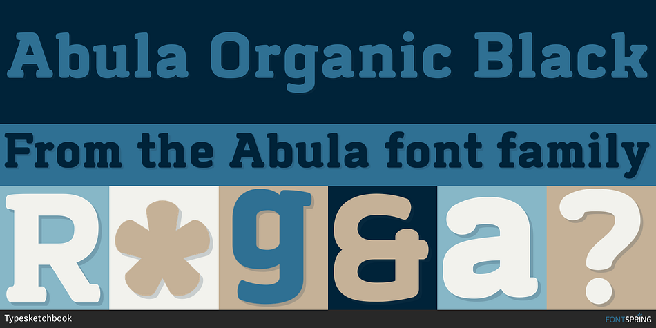 Abula Organic Black Font