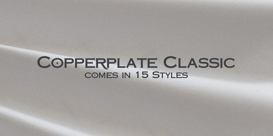 Copperplate Classic Font