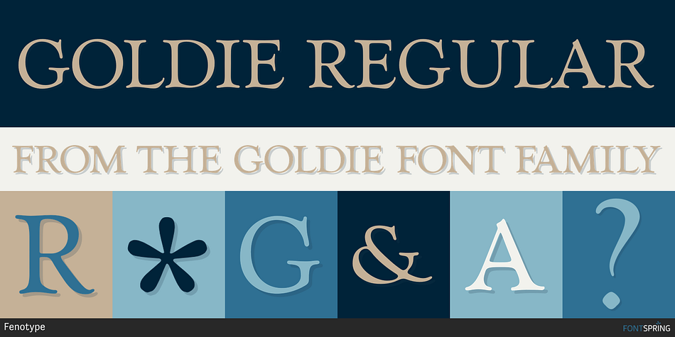 Goldie Regular Font