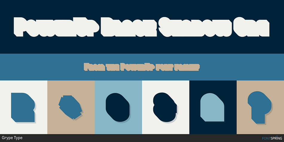 PowerUp Black Shadow One Font