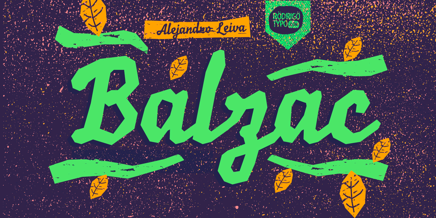 Balzac Font